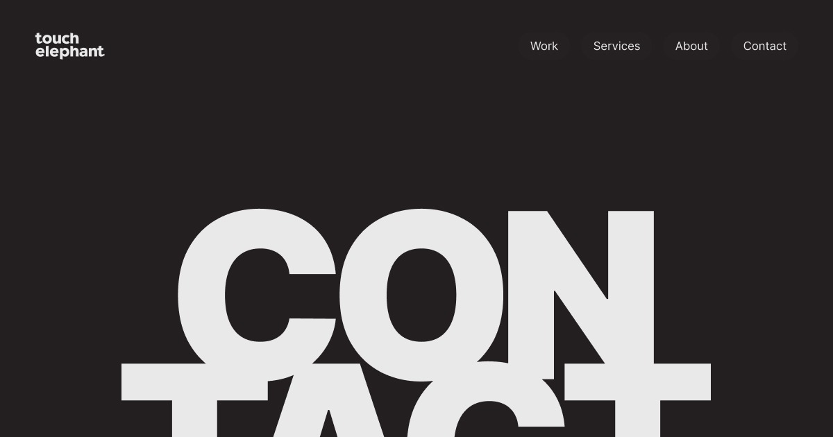 Touch Elephant | brand innovation and design